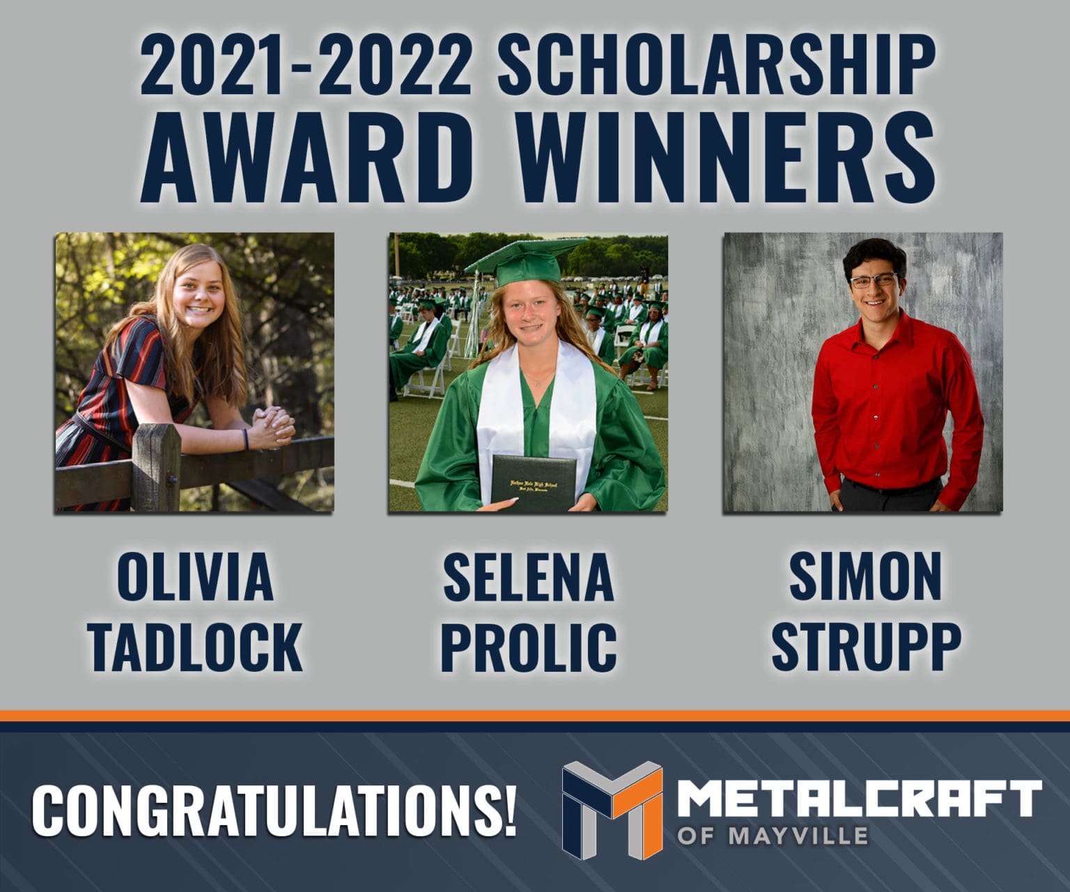 Metalcraft of Mayville Announces 2021-2022 Student Scholarship ...